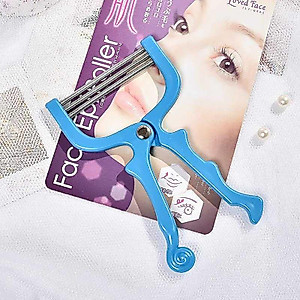 Spring Facial Hair Remover The Original Hair Removal Spring Removes Hair from Upper Lip, Chin, Cheeks and Neck. 100% Stainless Steel Facial Hair Removal Tools Facial Beauty Spring Thread Depilator