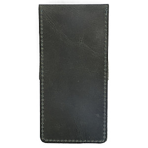 TheAntiq Leather Pen Case, Pen Protector for Fountain Pens, Pen Holder, Pencil Case, Genuine 3 Pen Case, Brown Leather Case for Fountain, Ballpoint & Rollerball Pens, Travel Organizer (3 Pens, Green)