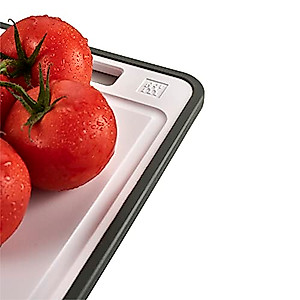 ZWILLING 9.75 inch by 15.25 inches Synthetic Cutting Board, White, 9.75" x 15.25" x 0.5"