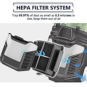 KEEPOW 2998 Replacement Filter Compatible with Bissell MultiClean Lift-Off Pet Vacuum 2998 31259 2999 2849 3000 3057 28492 3399 2852 31269 3125W, Part# 1625641