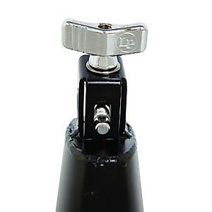 Latin Percussion LP007-N 8-Inch Rock Cowbell with Self-Aligning Mount,Black,1/2-Inch