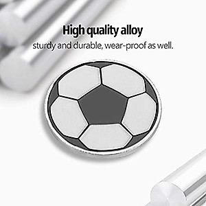 VGEBY1 Football Coins, Alloy Flip Coin Soccer Referee Coins with Case for Pick Side