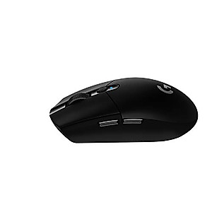 logitech G305 LIGHTSPEED Wireless Gaming Mouse, Black (Renewed)