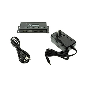 4-Port USB 2.0 Mini Metal High-Speed Hub