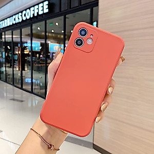 Elegance Luxury iPhone 14 Pro Max Case Compatible with iPhone 14 Pro Max TPU Silicone Stain Resistant Cover with Full Body Protection Anti-Scratch Shockproof Case 6.7 inch (Red)