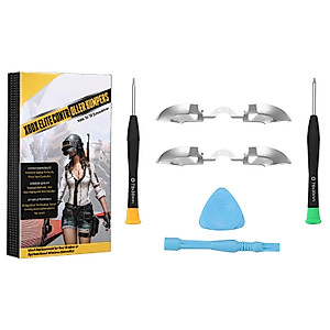 Sthetix 2019 Upgraded LB RB Bumpers Replacement Triggers Button Parts - Revolutionary Multilayer Plating Workmanship + T6 T8 Screwdriver Repair Kit Compatible with Xbox One Elite Controller