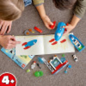 LEGO Disney Mickey and Friends Mickey Mouse & Minnie Mouse’s Space Rocket 10774 Building Kit; A Cool Set for Kids; New 2021 (88 Pieces)