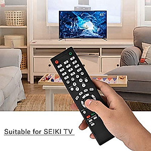 Bewinner Universal TV Remote Control for SEIKI TV, 8m Distance Fast Response Television Remote Controller Universal TV Controller for SEIKI, Easy to Operate