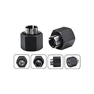 19691 1/4" Router Collet Replaces for Dewalt 326286-04, Bosch 2610906283, Hitachi 323-293