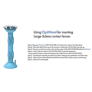 OptiWand Soft Contact Lens Insertion and Removal Tool. It Will Help Pinch The Soft Lens. This is not a Suction Cup for Soft Lens Removal