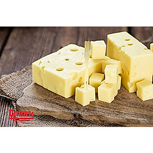 Gmark Bamboo Forks 3.5 Inch 110pc, Mini Food Picks/Bamboo Fruit Picks/Mini Cocktail Forks/Party Forks/Buffet Mini Forks/Two Prongs Cocktail Picks for Appetizer, Cocktail, Pastry, Dessert. GM1031A