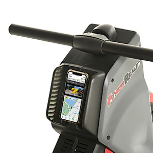 Air & Magnetic Rowing Machine with On Demand Coaching|14 Levels Dual Resistance| by Fitness Reality