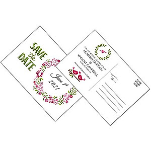 Postcards Blank, White, Mailable, 4"x6", Pack of 50 Cards | Thick Heavy 14pt Cardstock | Write, Draw or Print on Either Side | Use Back Side for Mailing | Great for Invitations, Announcement, Holidays