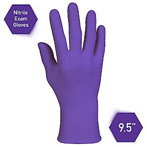 Kimberly-Clark® Safeskin Purple Nitrile Exam Gloves, Large, Purple, Box Of 100