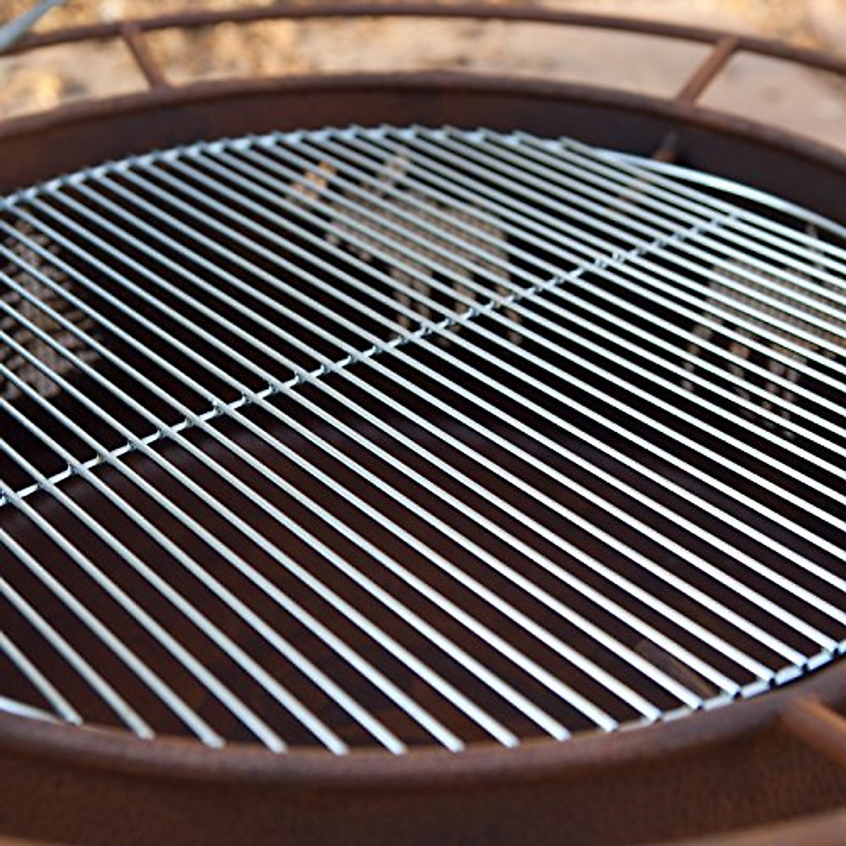 Patina Products F108, 30 Inch Moose & Trees Fire Pit