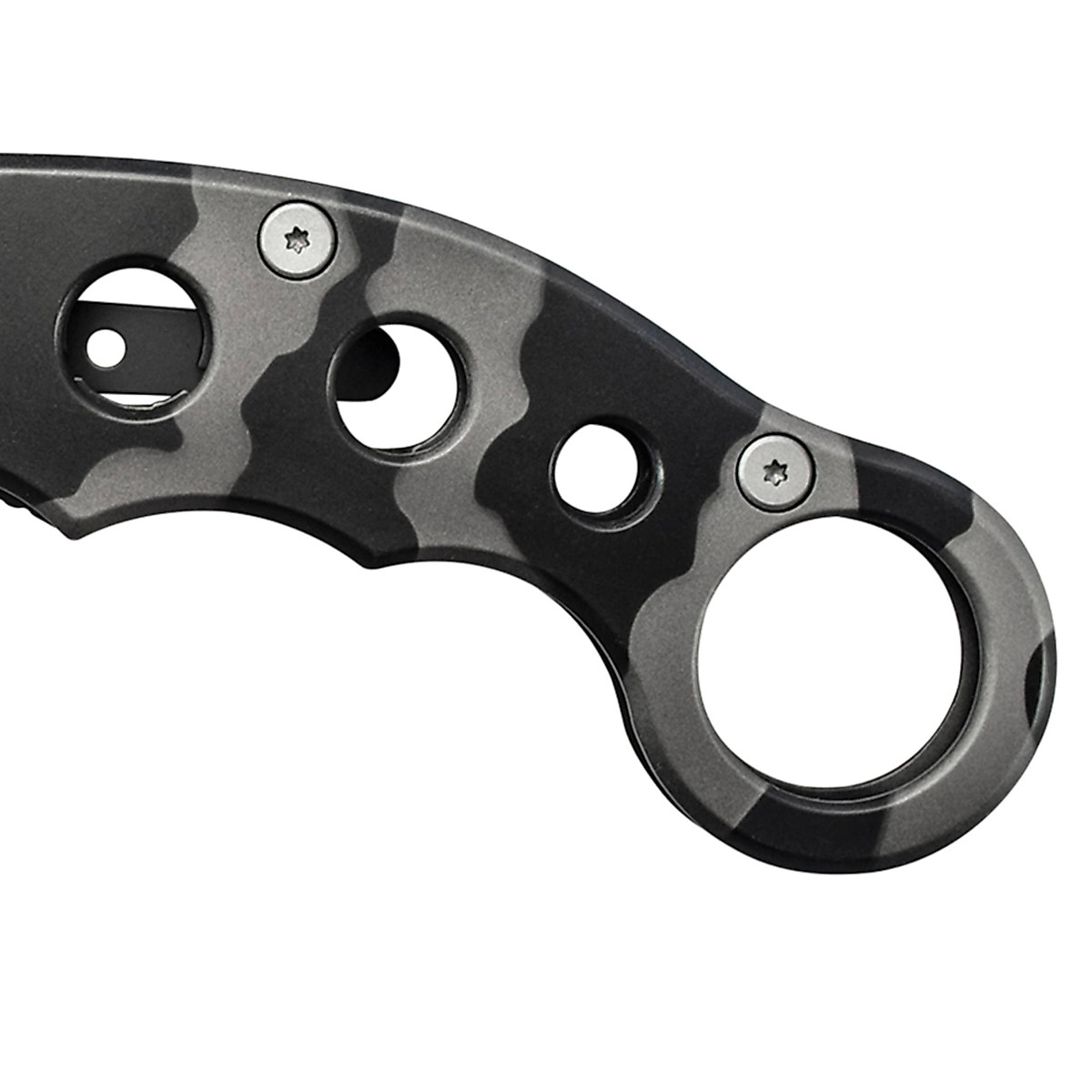 Smith & Wesson Extreme Ops CK32C 8in S.S. Karambit Folding Knife with 3in Hawkbill Blade and Stainless Steel Handle for Outdoor, Tactical, Survival and EDC