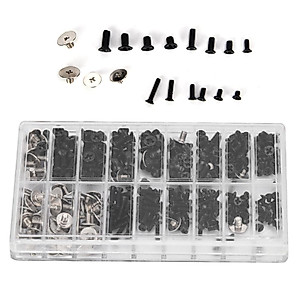 Complete 360Pcs Computer Screws Kit - Micro Cross Screw Assortment Set of Alloy Steel Fasteners for M2 M2.5 and M3 Screws