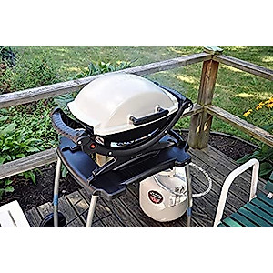 GGC 4 FT Stainless Steel Braided Propane Adapter Hose 1 lb to 20 lb Converter for QCC1/Type 1 LP Tank to 1 LB Portable Grill, Camp Stove, Buddy Heater