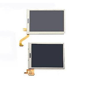 Lower Bottom Top Upper LCD Display Screen Replacement for Nintend 3DS LCD Screen Replacement (Bottom LCD Screen)