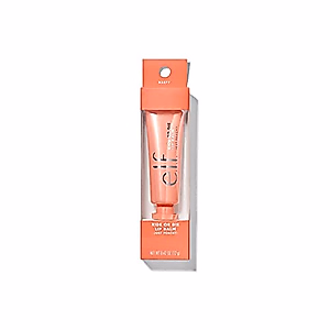 e.l.f. Ride or Die Lip Balm, Ultra-Hydrating Tinted Lip Balm, Infused with Jojoba Oil, Sheer Finish, Just Peachy, 0.42 Oz (12g)