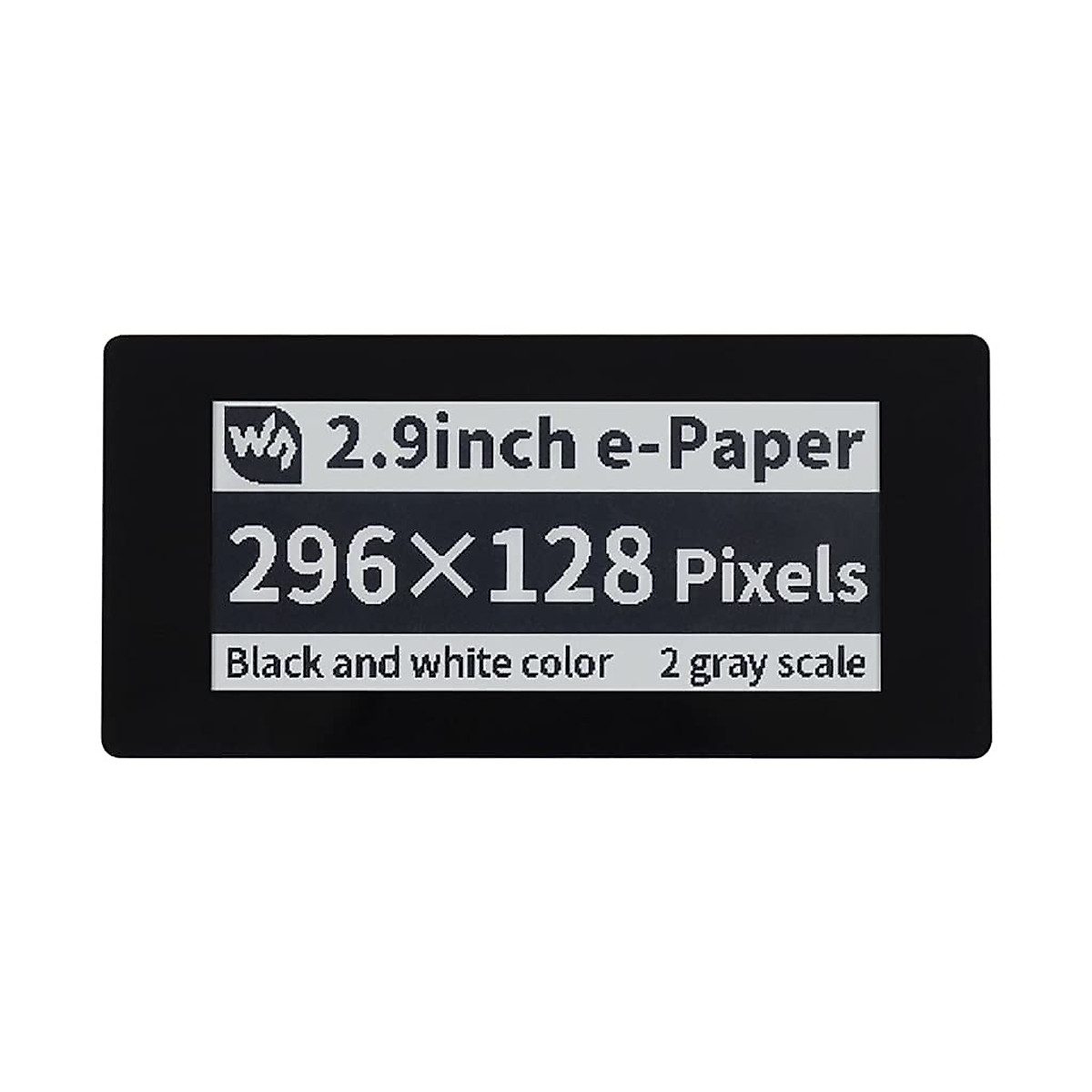 Coolwell 2.9inch Touch E-Paper E-Ink Display HAT for Raspberry Pi Series Board, 5-Points Capacitive Touch, 5-Points Touch,296×128 Pixels, SPI Interface