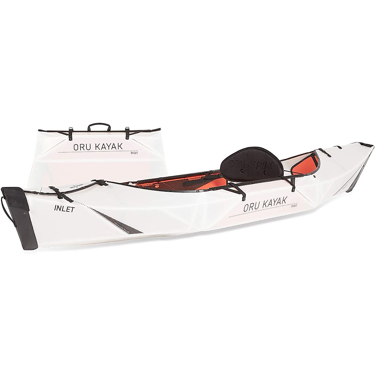 Oru Kayak Foldable Kayak Inlet | Stable, Durable, Lightweight - Lake and River Kayaks - Beginner, Intermediate - Size (Unfolded): 9'8" x 31", Weight: 20 Lbs