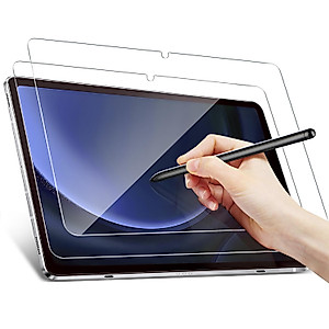 ZtotopCases 2 Pack Screen Protector for Galaxy Tab S10 Plus 12.4''/S9 FE Plus 5G/S9 Plus/S7 FE/S8 Plus/S7 Plus, 9H High Definition/S Pen Compatible Tempered Glass for Samsung Tablet S10+S9 FE+S9+S8+