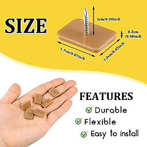 Tack-In Drawer Glides Drawer Tack Glide for Repairing Dressers, Making All the Drawers Slide Smoothly and Evenly (16 Pieces)
