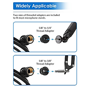 Borenbuir Wave Shock Mount, [Custom Built for Wave Mic] Anti-Vibration Suspension Shock Mount Holder Clip Compatible with Elgato Wave:1 and Wave:3 Microphones