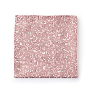 Jacob Alexander Men's Floral Pocket Square Handkerchief
