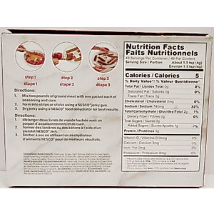Nesco Original Flavor Jerky Seasoning and Cure for 6 Pounds of Meat