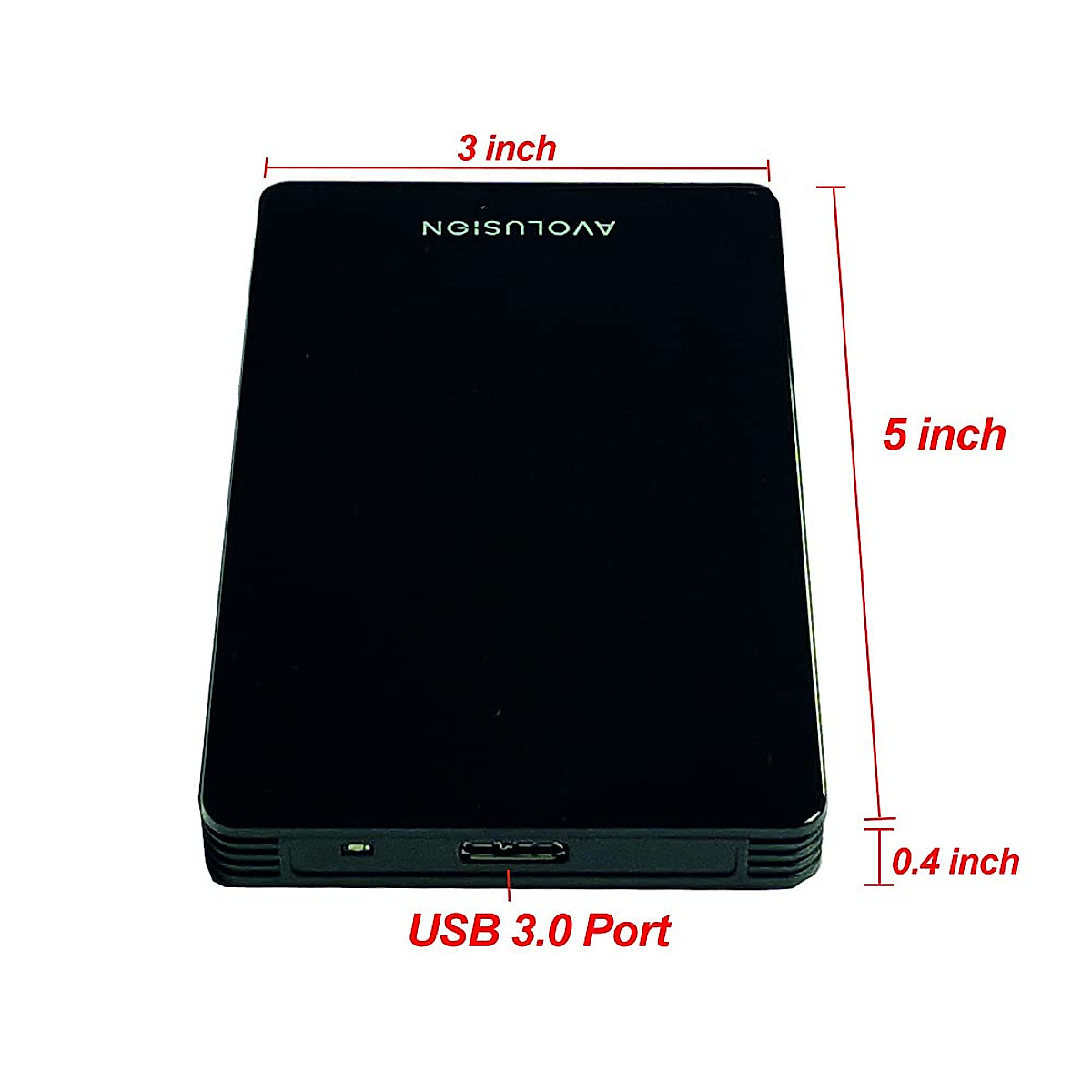 Avolusion HD250U3-Z1-PRO 500GB USB 3.0 Portable External Gaming Hard Drive (for Xbox One X, S & Series X|S - Pre-Formatted) - 2 Year Warranty (Renewed)