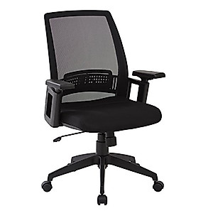 Work Smart SPX61522-3 Office Chair, Black
