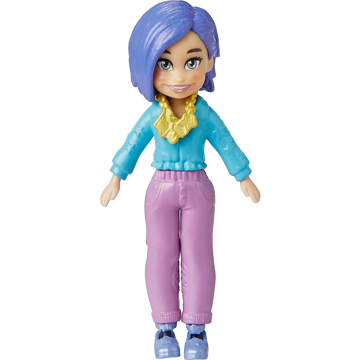 Polly Pocket Travel Toy with 3-inch Doll and 18 Accessories, Puppy and Star-Themed Fashion Pack Playset