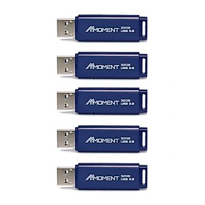 Mmoment MU37 32GB 5 Pack USB 3.0 Flash Drive, with Read Speed up to 90MB/s