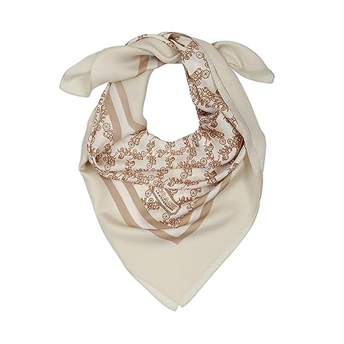 Coach Women's Horse and Carriage Printed Silk Square, Ivory, One Size