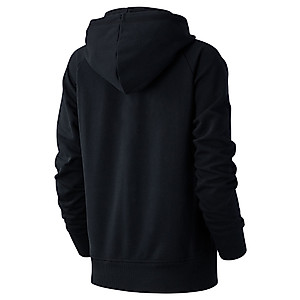 New Balance Women's NB Essentials Pullover Hoodie, Black, Small