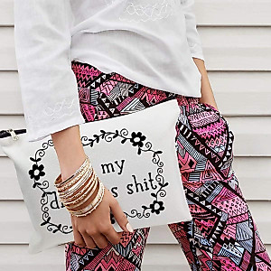 Diabetic Supplies Cosmetic Bag - All My Diabetes - Diabetic Emergency Kit Funny Travel Bags Zipper Pouch Toiletry Make-Up Case for Women Grandma Grandpa Mom Dad Sister Brother Birthday Christmas Gifts