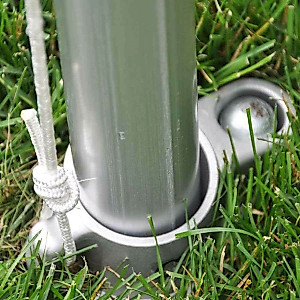 20' x 40' High Peak Canopy Tent Frame Only | for Parties, Vendors, Weddings, and Events | Commercial and Residential Use (Tent Top Not Included)