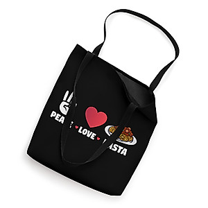 Gifts For Pasta Lovers - Italian Food- Peace Love Pasta Tote Bag