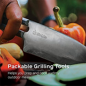 BioLite, Prep & Grill Roll-Up Cooking Utensil Kit for Kitchen, BBQ, Camping and Grilling