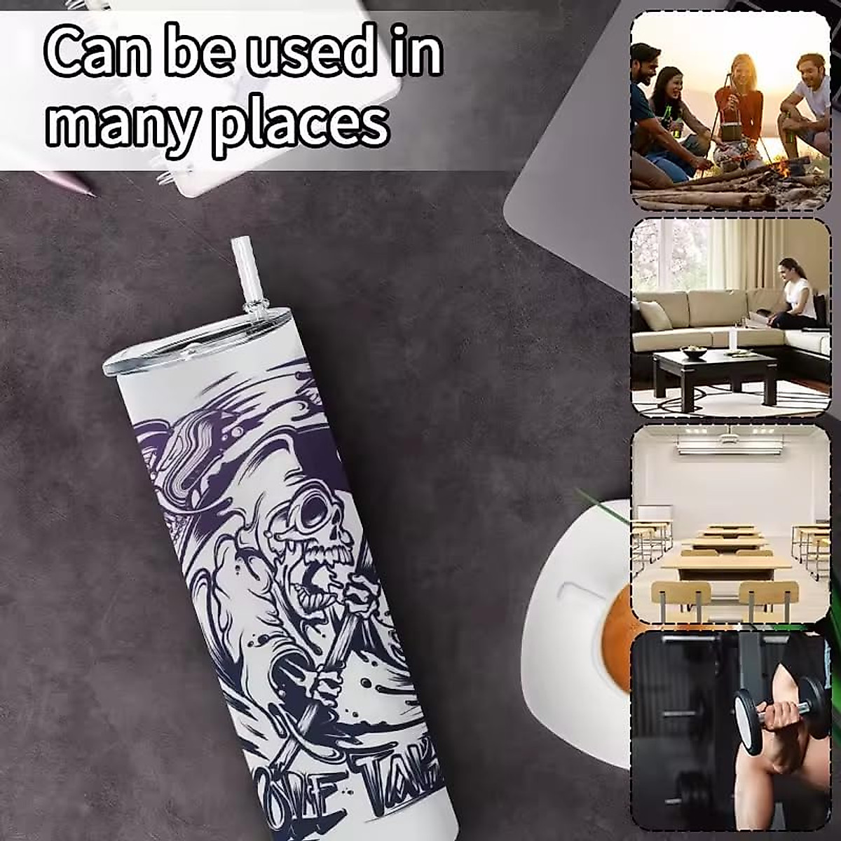 Icesip 25 Pack 20 oz Sublimation Tumblers Blanks, Bulk 20oz Tumbler Blank for Sublimation Cups with Lids and Pads, Stainless Steel Double Wall Insulated Straight Mugs with Box