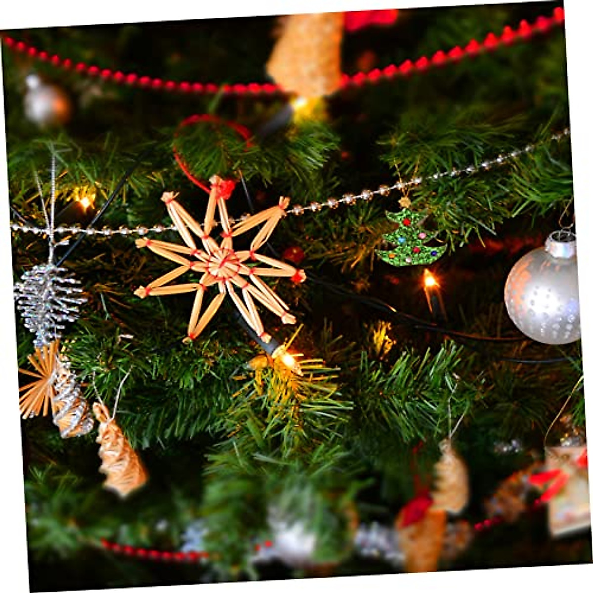 Totority Felt Applique Ornament Kits 10pcs Christmas Ornaments De para Merry Christmas Ornaments Felt Christmas Tree Ornament Merry Christmas Hanging Christmas Non-Woven Fabric Decoration