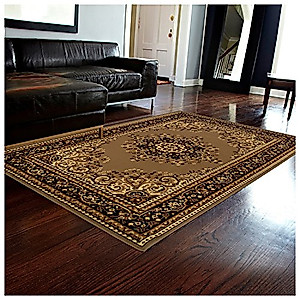 SUPERIOR Leopold Area Rug Collection Area Rug, 8' x 10' (8X10RUG-LEOPOLD)