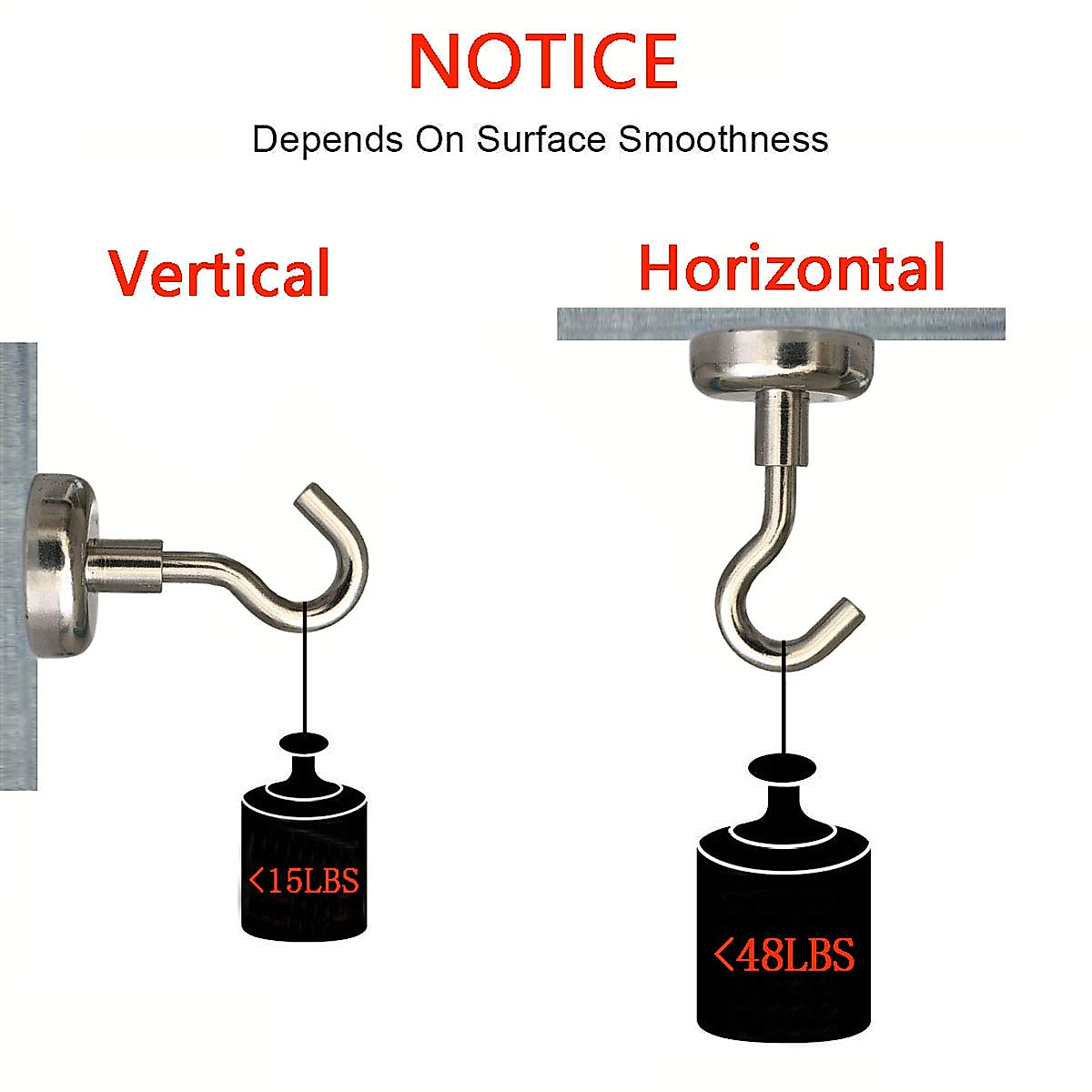 Reliabe1st 26 Feet Yellow Plastic Safety Barrier Chain with 2 Magnetic Hooks and 6 S-Hooks and 6 Carabiner Clips | Caution Security Chain Safety Chain for Crowd Control | Safety Barrier