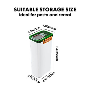 JOYOURMOUTH 3 pcs Cereal Containers Storage Cereal Dispenser For Pantry Plastic Storage Containers with Flip Top Lid Pour Airtight for Food BPA Free 2800ml/95oz