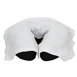 BodyMed Disposable Face Cradle Covers - 1 Pack of 100 Sheets - Medical-Grade, Ultra Soft, Luxurious, Non-Sticking Massage Face Covers/Headrest Covers for Massage Tables & Massage Chairs