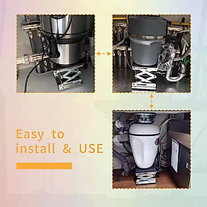 Garbage Disposer Bracket Garbage Disposer Noise Reduction Shock Absorber Bracket Lower Sink Bracket (Stainless Steel 6IN)