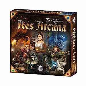 Res Arcana Board Game - The Enchanting World of Mages and Magic! Fantasy Adventure Game, Strategy Game for Kids & Adults, Ages 14+, 2-4 Players, 30-60 Min Playtime, Made by Sand Castle Games