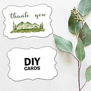 50 Pack Blank Cards,Heavyweight Cardstock Sheets Blank Invitation Paper Greeting Cards for Wedding, Graduations,DIY Cards, Baby Showers Thank You Cards & All Occasion(5 X 7IN, White)